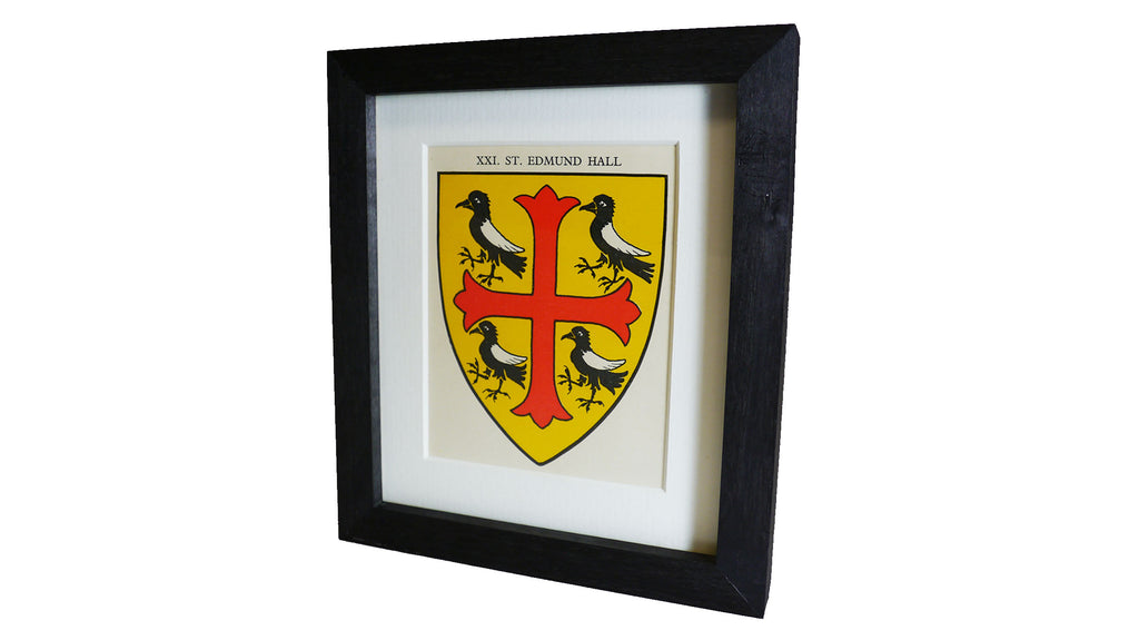Framed 1920s Oxford College Crest | Scriptum Fine Stationery – Scriptum ...