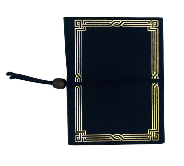 Gilded Art Deco Leather Journal – Scriptum Fine Stationery Oxford